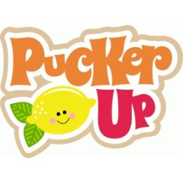 pucker up lemon title phrase