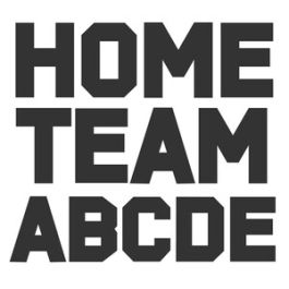 BFC Home Team Block Sports Font