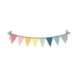 Rainbow Pennant Banner