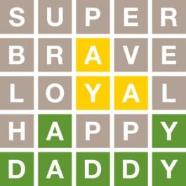 Daddy Word Game