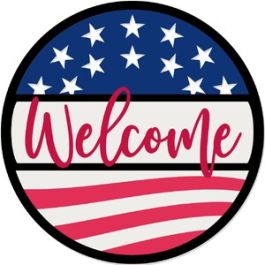 USA Welcome Sign