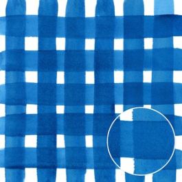 Whimsical Blue Watercolor Gingham Background