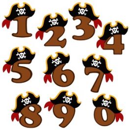 Pirate Number Set