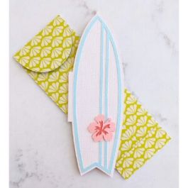 surfboard card and envelope