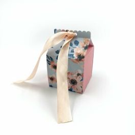 two color mini milk carton box|413464