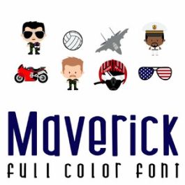 Maverick Full Color Font