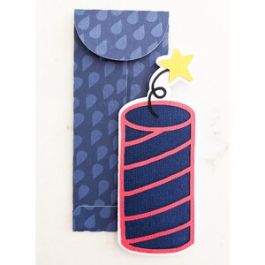 firecracker card and envelope