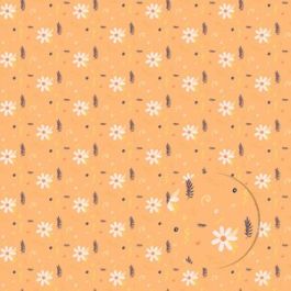 LIGHT ORANGE FLOWERS PATTERN