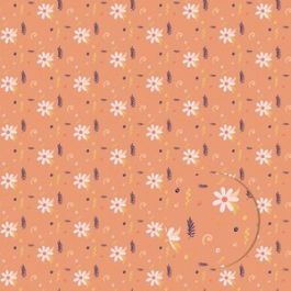 ORANGE FLOWERS PATTERN