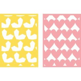 5x7 background shapes