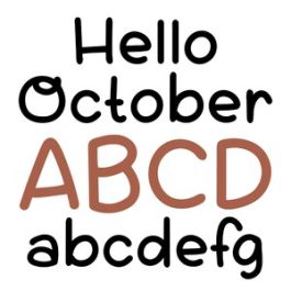 BFC Hello October Font