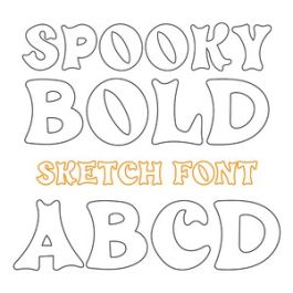 BFC Hello Darling Cursive Valentine's Sketch Font