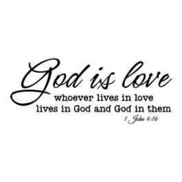 god is love - scripture