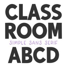 BFC Classroom Sans School Teacher Font
