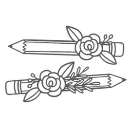 Flower Pencil Bouquet - Set of Two