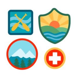 Mountains and Rivers Badges