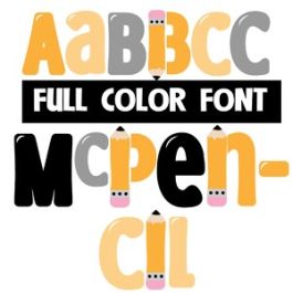 McPencil Color Font