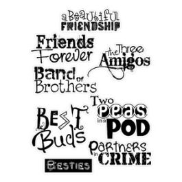 Whimsical Words Of Friendship Grunge Word Art Titles