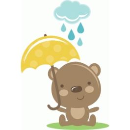 rainy day bear