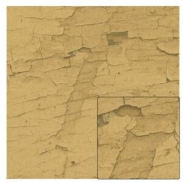 Yellow Distressed Chipped Paint Background - Printable Paper