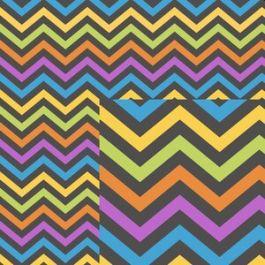 Halloween Chevron Pattern / Background / Paper