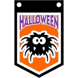 halloween spider banner