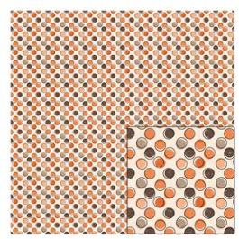Stylized Polka Dots Halloween Pattern - Scrapbook Paper