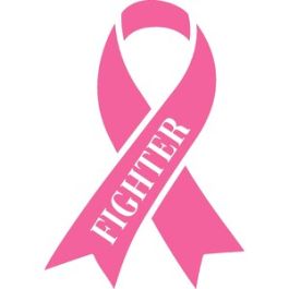 Breast Cancer Fighter Ribbon