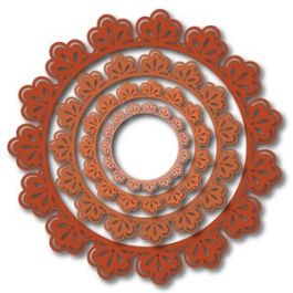 nested lace rectangle frames