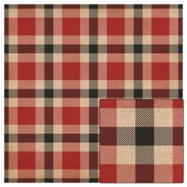 Red Buffalo Plaid Background Pattern