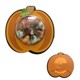 Fall Pumpkin Dome Candy Holder Shutter Dial
