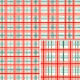 Red & Green Plaid Pattern