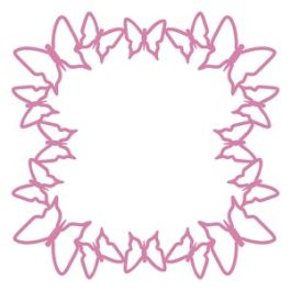 LAYOUT BUTTERFLY FRAME