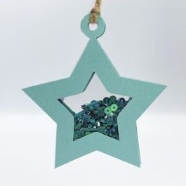 Christmas Star Shaker Decoration
