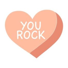 You Rock Candy Heart