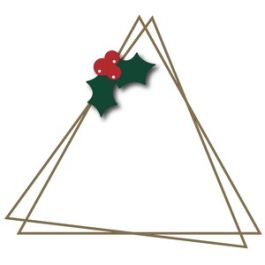 holiday triangle wire frame