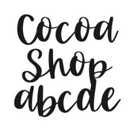 BFC Cocoa Shop Winter Brush Cursive Font