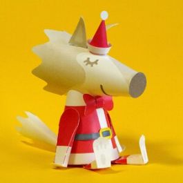 santa wolf|426729