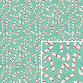 Candy Cane Dot Pattern