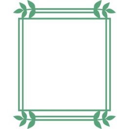 rectangle leaves frame