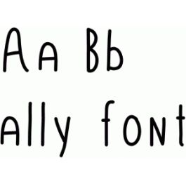 ally font