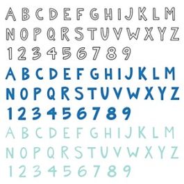 Quirky Caps Letter Set