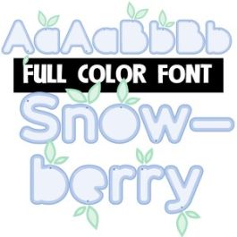 Snowberry Color Font
