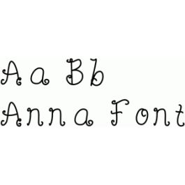 anna font
