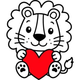 Lion With Heart