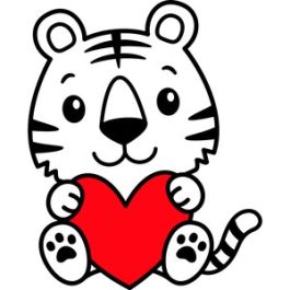 Tiger With Heart