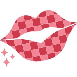 checkered lips