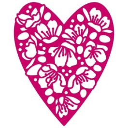 Blossoming Cherry Heart