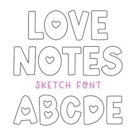 BFC Blue Corvette Stencil Sketch Font Decorative Sketch