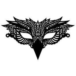 Owl mardi gras half mask|430616